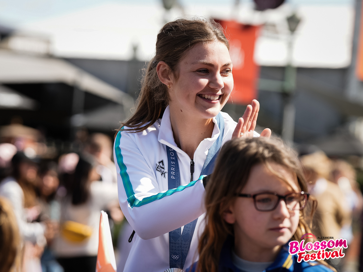 Olympian Nicole Shields on her bike for good